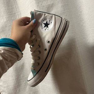 Converse | Shoes | Double Upper Chuck Taylor All Star White | Poshmark
